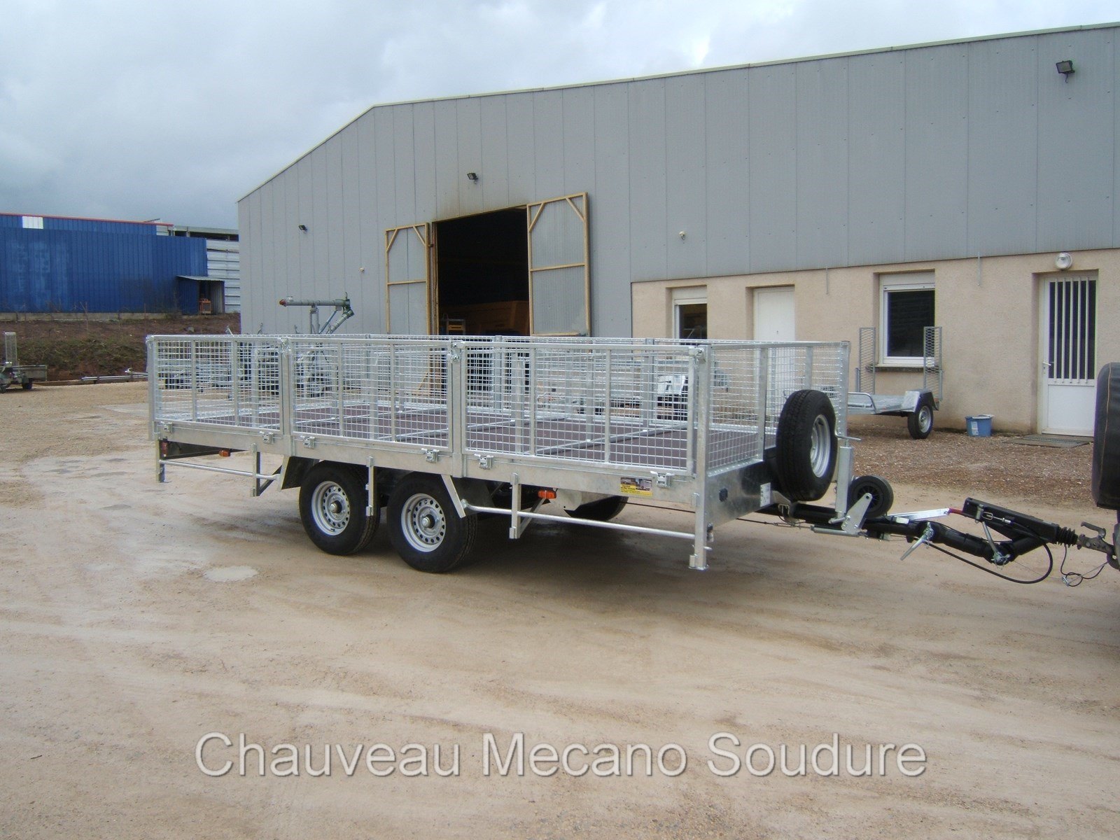 plateau grillagé - réhausses amovibles